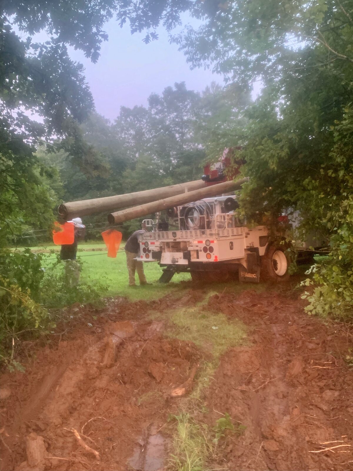 Blue Ridge Energy Line Technicians Battle Severe Summer Storm Outages