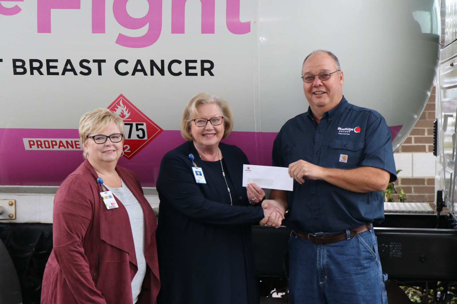 Blue Ridge Energy Propane and Fuels Donates over $2,900 to Women in Touch