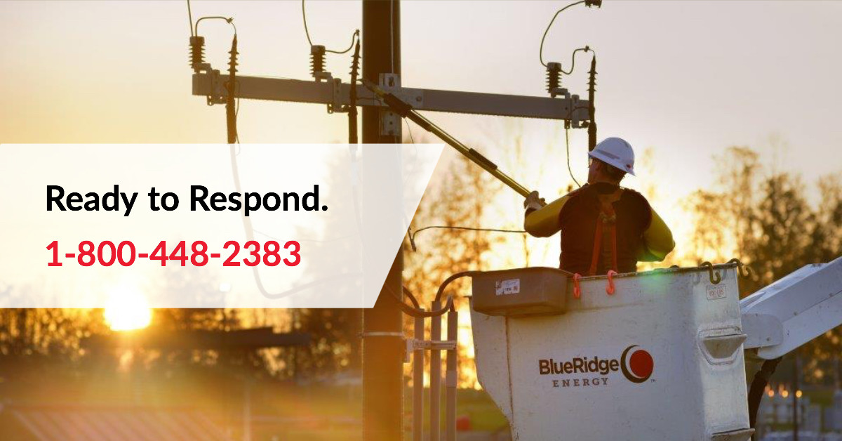 Blue Ridge Energy Prepared for Severe Weather Predicted thisWeekend